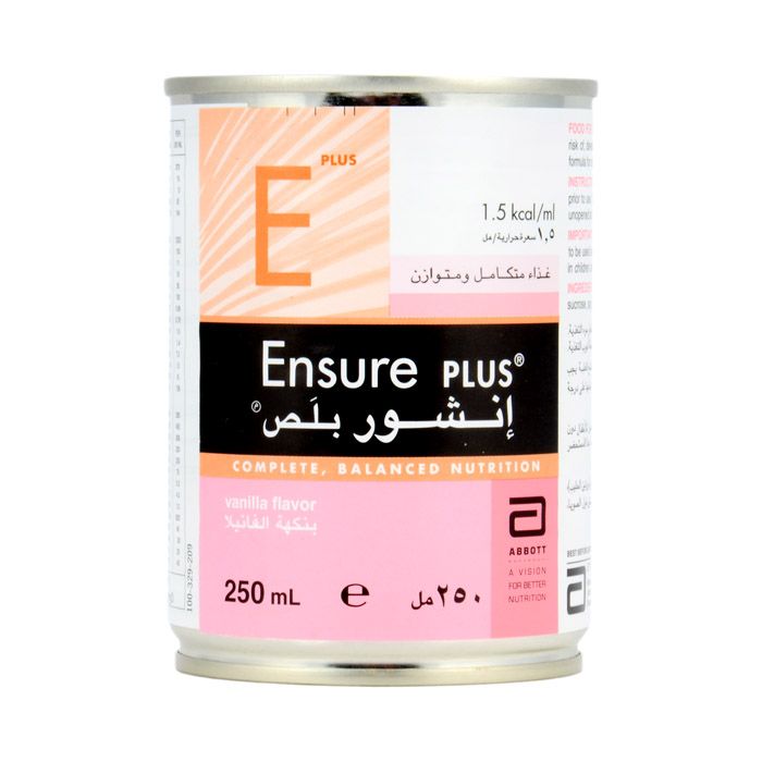 Ensure Plus Liquid with Vitamin E, 250ml – EuroDerms